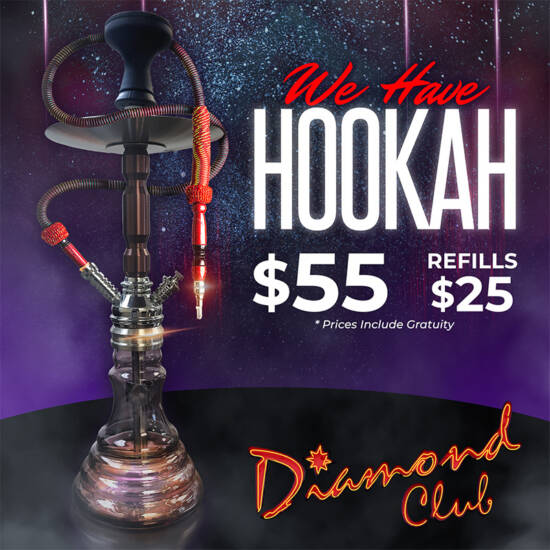 Hookah Service - Diamond Club Orlando